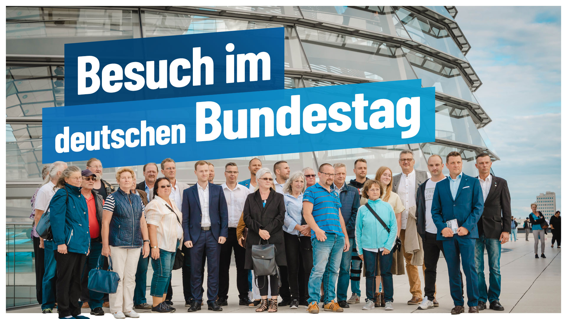 Besuch des Deutschen Bundestages - Jan Wenzel Schmidt